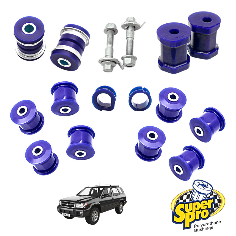 SUPER PRO MASTER BUSH KIT – NISSAN PATHFINDER R50 1999-2004 – Al Shiba 4X4