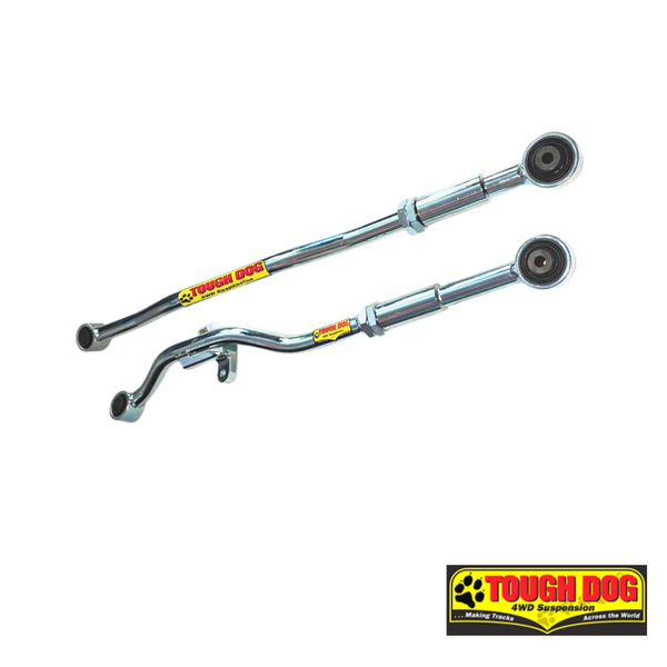 Tough Dog Adjustable Pan Hard Rods - NISSAN PATROL Y61 2002 on ( Front ...